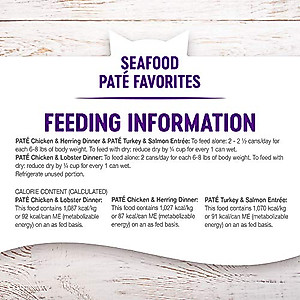 Wellness Complete Health Seafood Pate Favorites Variety Pack, 3 Ounces (Pack of 24)