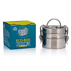 2 Tier Indian-Tiffin Stainless Steel Small Tiffin Lunch Box