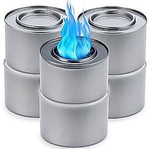 Food Warmer Gel Cans for Chafing Dish (Set of 6 Gel Warming Cans) - Food Warmers for Parties, Buffet Trays, Catering Dishes - Disposable Chafing Burners to Keep Food Warm - Best Food Heaters