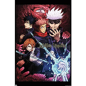 Trends International Jujutsu Kaisen-One Sheet English Wall Poster, 22.375" x 34", Unframed Version
