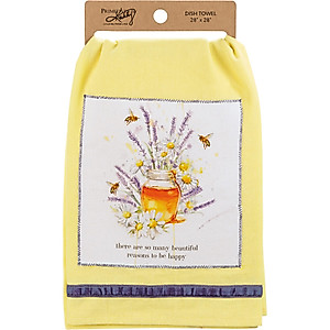 Primitives by Kathy There are So Many Beautiful Reasons to Be Happy Kitchen Towel