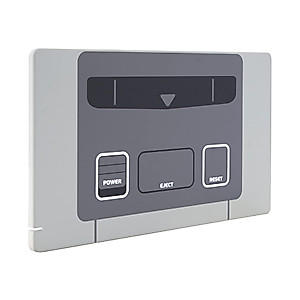 eXtremeRate SFC SNES Classic EU Style Joycon Housing Shell (D-Pad Version) with Colorful Buttons for Nintendo Switch, Replacement Faceplate for Nintendo Switch Dock – Joy-Con Dock NOT Included