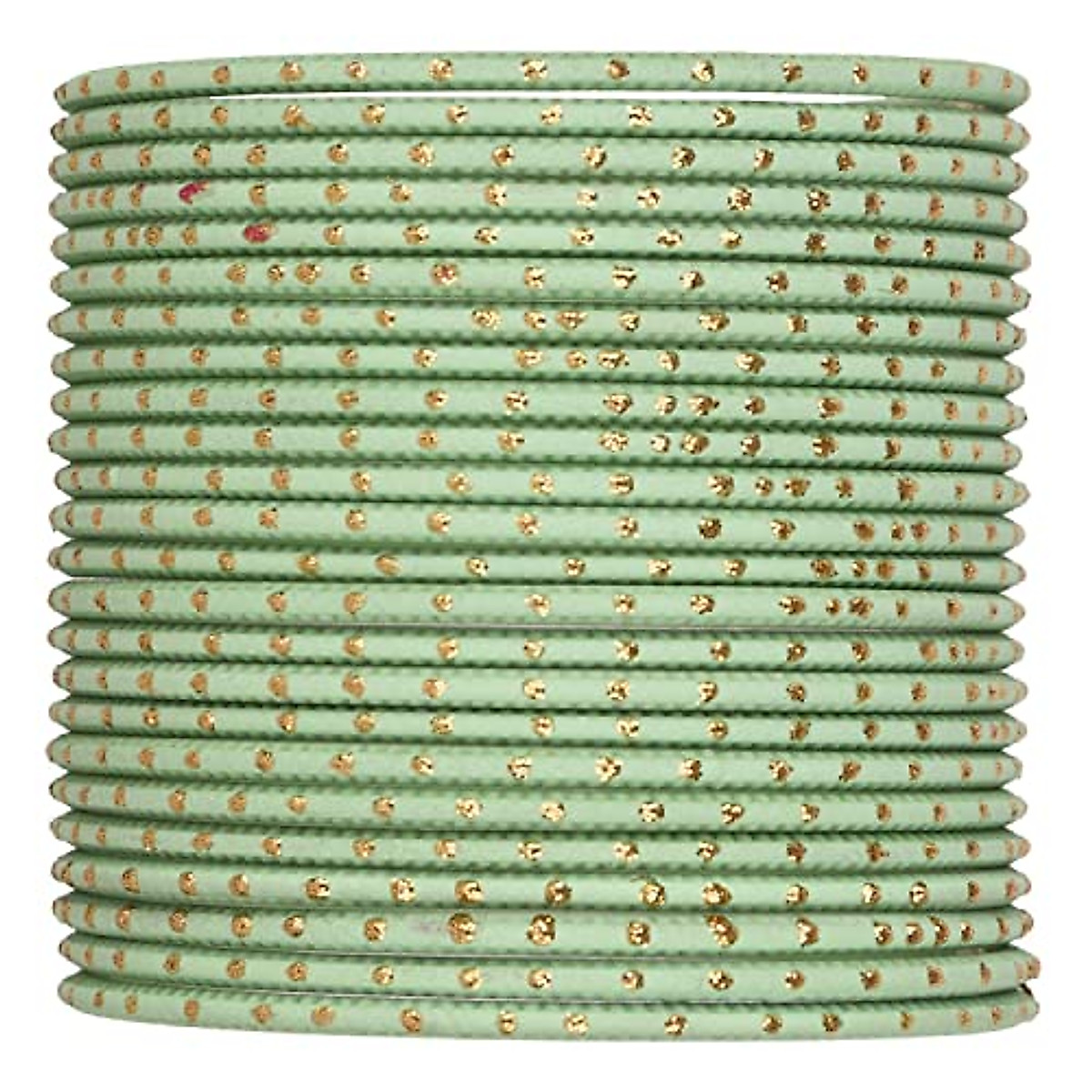 Efulgenz Indian Bangles Set Indian Bangles for Women Bollywood Plain Metal Bangles Bracelet Mint Green Bangles Indian Costume Jewelry for Women