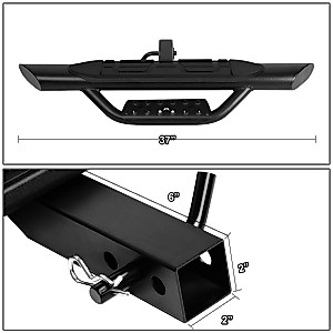 DNA MOTORING PT-ZTL-8117 2 Inches Receiver 36.5 Inches x 3.75 Inches Towing Hitch Step Bar,Black