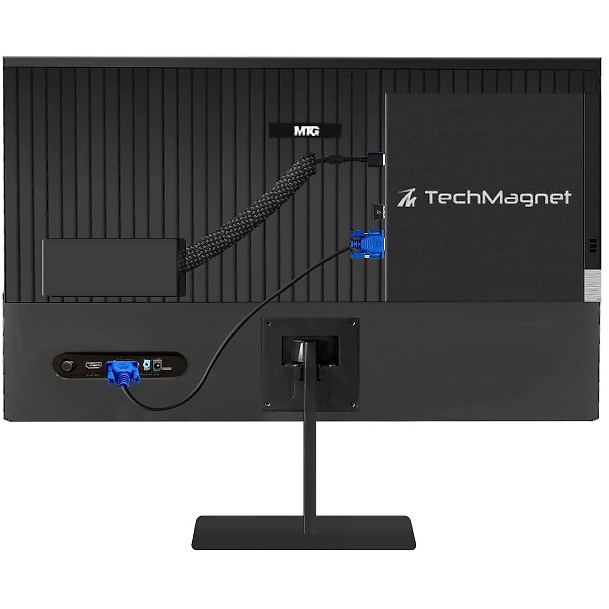 TechMagnet All in one Desktop Computer, Cheetah 4, Intel Core i3 4th Gen 2.9Ghz, 8GB DDR3, 120GB SSD, New 22 inch LED, MTG Wireless Ergonomic Keyboard Mouse, WiFi, Windows 10 Pro (Renewed)