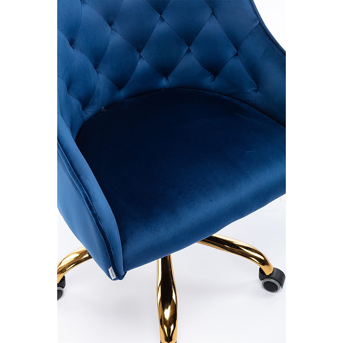 FIVESHOW Swivel Shell Chair for Living Room/Bed Room, Modern Leisure Office Chair,Height Adjustable (Navy)