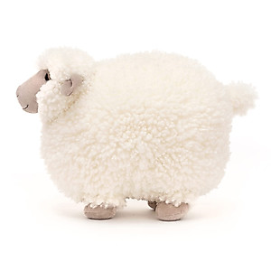 Jellycat Rolbie Sheep Stuffed Animal, Medium 11 inches