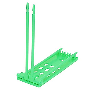 LAJS Pigeons Leg Rings Holder, Pigeons Bands Rack Frame Independent Design 3Pcs for Pigeons Farm Green