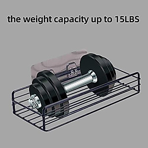 Xmasnova 2 Pack Shower Caddy Bathroom Shelf,Adhesive Shower Shelf Rustproof Shower Caddy,Black Bathroom Shower Organizer,No Drilling Shower Storage Organizer