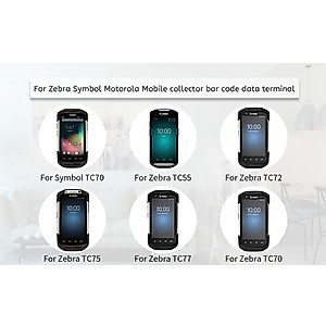 ANCBD 5-Pack BT-000318 Replacement Batteries for Zebra for Symbol TC70 TC70X TC700H TC700K TC72 TC75 TC75X TC75EK TC75AH TC75GK TC77 TC77HL TC20XL BT-000318-01 BTRY-TC70X-46MA1-01 Barcode Scanner