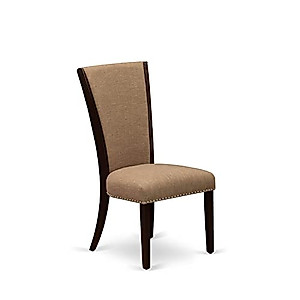 East West Furniture VEP3T47 Dining Chairs, Regular
