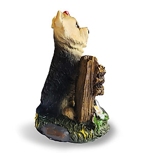 Qingzhou Yorkie Statue/Yorkshire Terrier/Yorkshire Terrier Statue/Dog Statues Home Decor