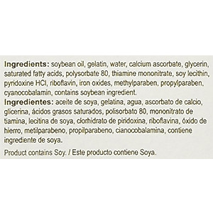 Bedoyecta Multivitamin Contains Iron, Folic Acid, Vitamin C, B1, B2, B9, and B12, 30 Count