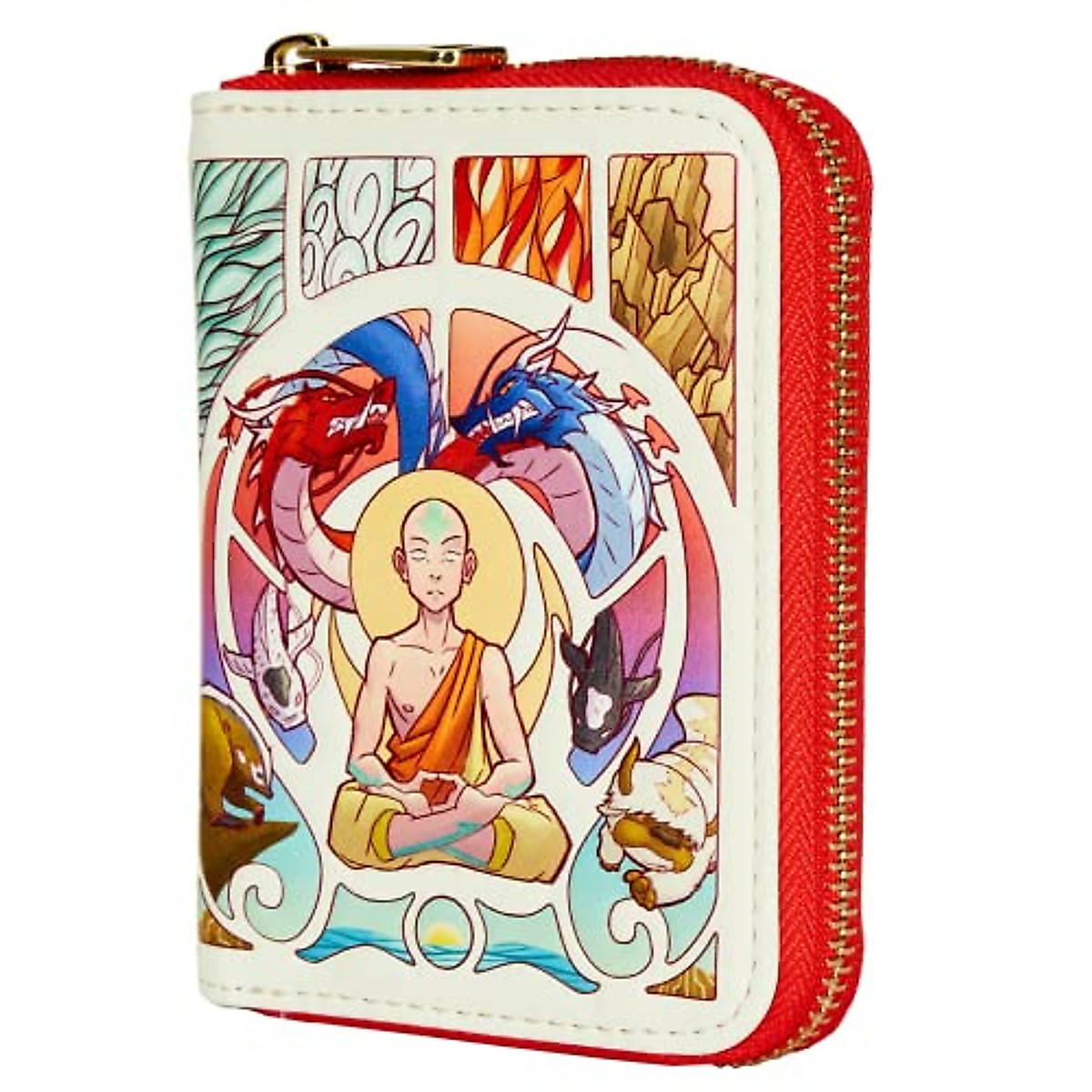 Avatar: The Last Airbender Aang Meditation Glow in the Dark Zip Around Wallet