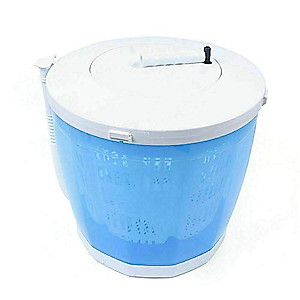 Mini Washing Machine Portable Washing Handle Tool Manual Compact Washer Traveling Outdoor Compact Spin Dryer Hand-operated Washer and Dryer Combo
