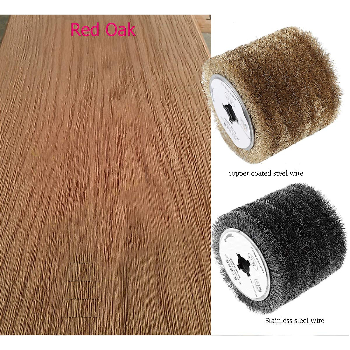 SIGNI Stainless Steel Wire Drawing Wheel for Wood and Metal Surface polishing Grinding Rust Removal