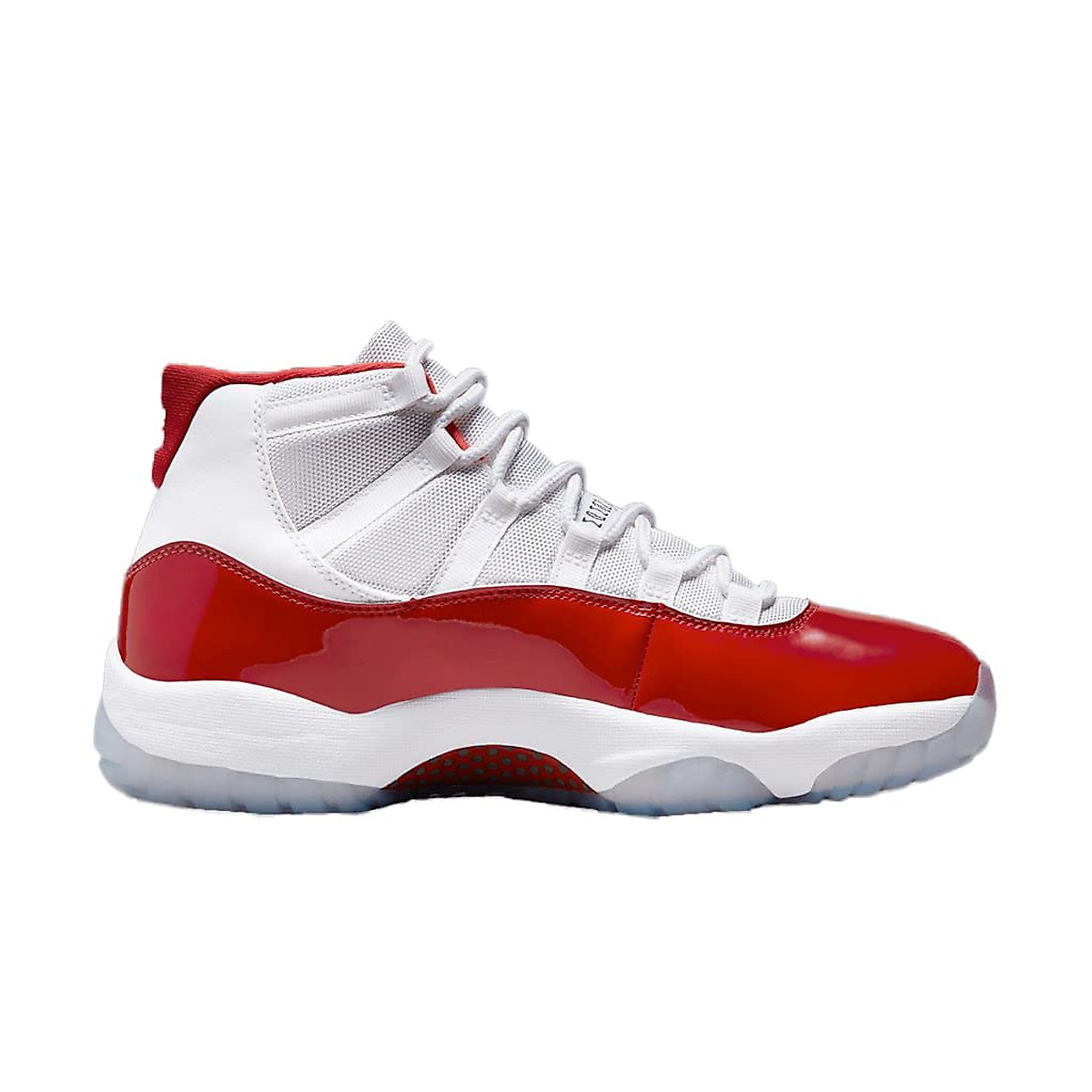 Nike mens air Jordan 11 2021 Basketball shoe, White/Varsity Red-black, 10