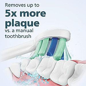 Philips Sonicare 4100 Power Toothbrush, Rechargeable Electric Toothbrush with Pressure Sensor, White HX3681/23