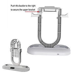 Babaliya Handle Charging Station for PS VR2, Stand Controller Charging Stand with Glasses Stand Display Lamp for PS5 VR, Handle Charging Base Seat with Stowable Glasses Bracket Game Accessories