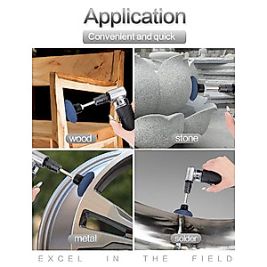 NYXCL Miroku 75Pcs Mixup 2-inch Quick Change Discs Set, Zirconia Sanding Discs with 1/4" Holder, for Die Grinder Surface Prep Strip Grind Polish Finish Burr Rust Paint Removal