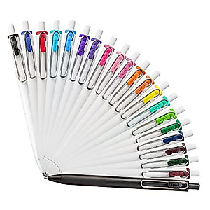 uni-ball Uniball One Gel Pen, 12 Blue Pens, Medium Point 0.7mm Gel Pens, Fine Point, Smooth Writing Pens, Home Office Supplies, Colored Pens, Ink Pens, Ballpoint Pens, Bulk Pens for Journaling