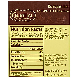 Celestial Seasonings Roastaroma Tea, 20 ct