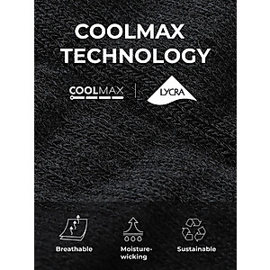 ORORO Heated Socks for Men Women, Rechargeable Electric Socks for Cold Feet(Black,S)