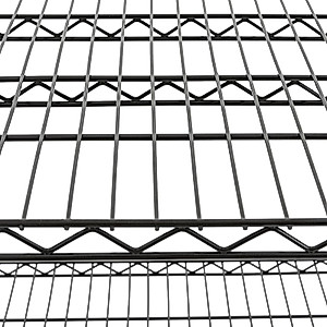 Metal Shelving Unit With Wheels, 4-Tier Wire Shelving, With Four Universal Wheels，Adjustable Support, Freestanding Heavy Duty Metal Wire Storage Shelf Rack For Warehouse, Industrial Or Commercial Etc