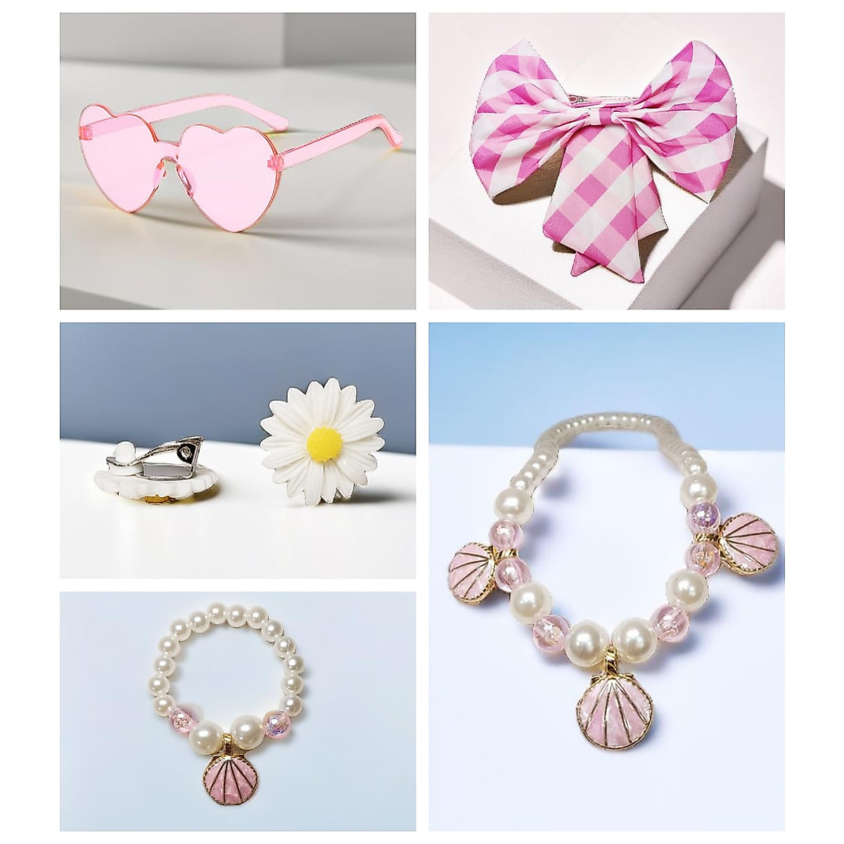 Coolproud Movie Dolls 2023 Margot Robbie Pink Dress Costume for Girls Kids 3T 4T