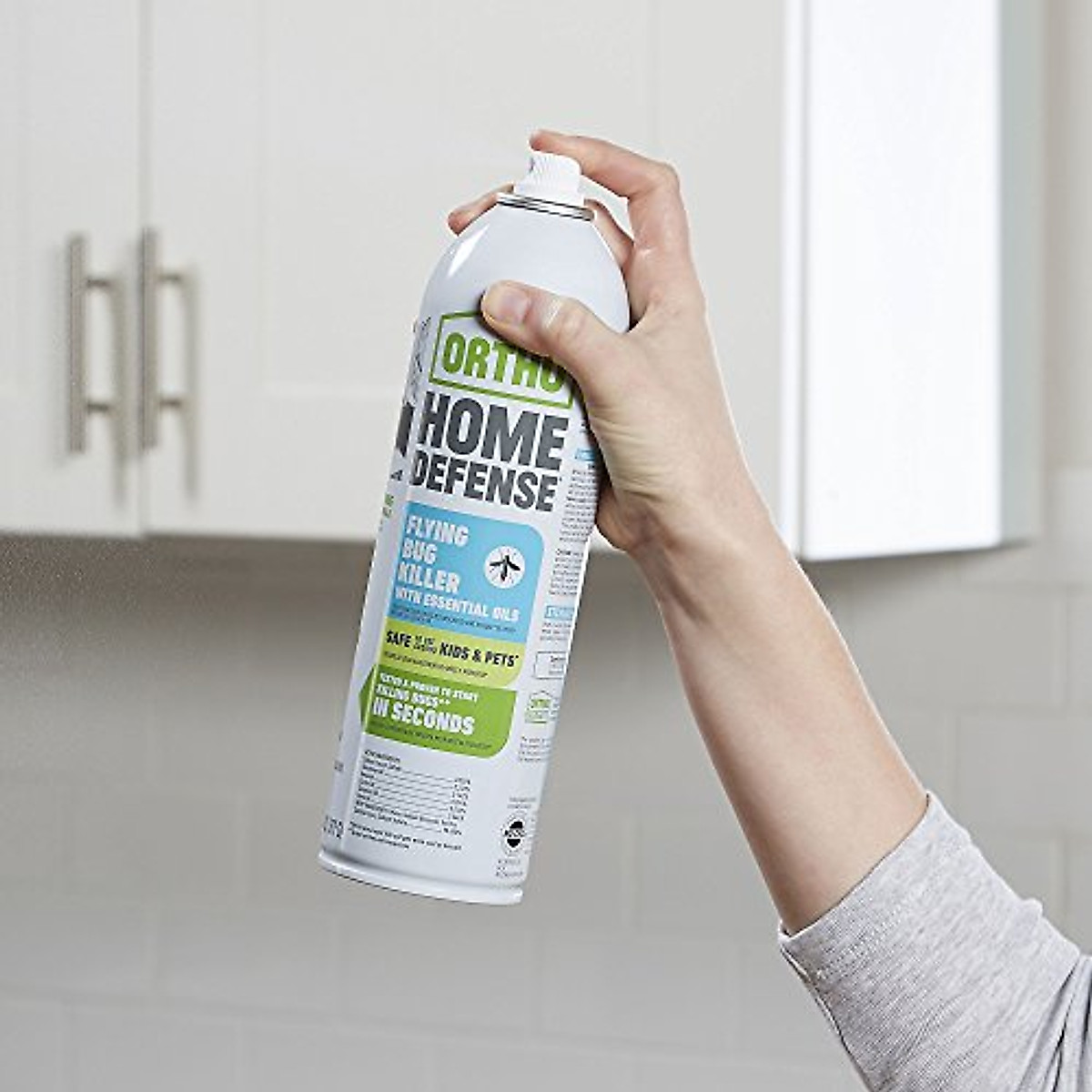 Ortho Home Defense Flying Bug Killer with Essential Oils 14 oz.