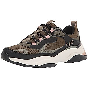 Ryka Women's Noriko Walking Shoe Dark Olive Exotic 8.5 W