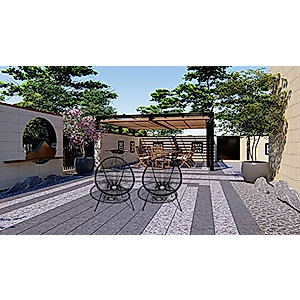 Kingmys Acapulco Woven Lounge Chair for Indoor and Outdoor Use (2PC Black)