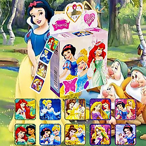 2 Pack Princess Stickers, Kids Stickerin 20 Designs, 400 Pcs Self Adhesive Label Roll Stickers Laptop, Water Bottle, Phone, Cute Animal Stickers for Kids Teens