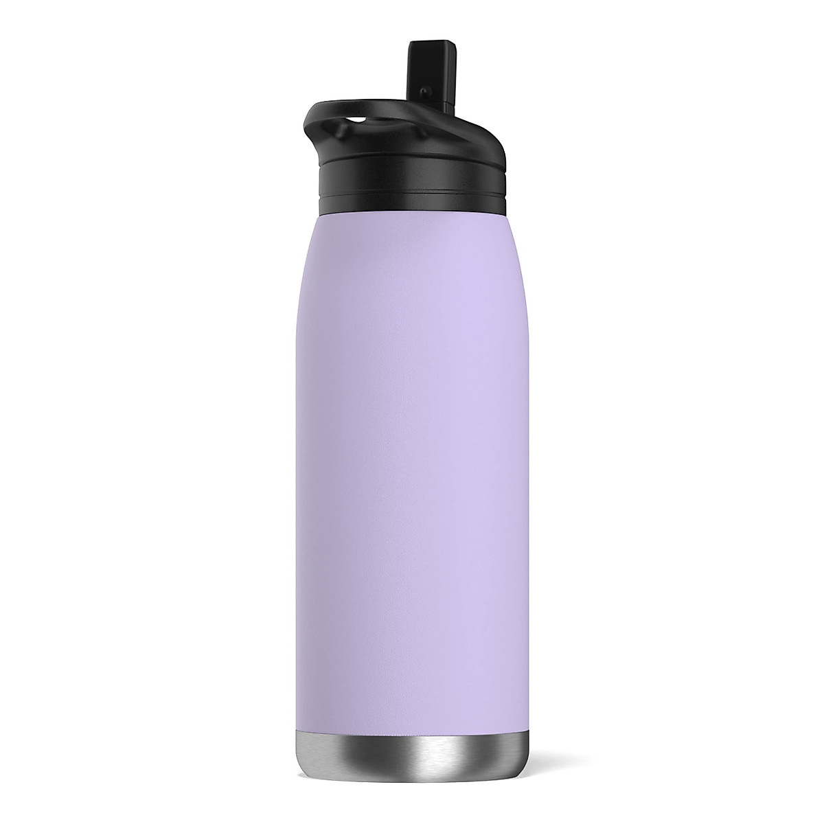 Hydrapeak Flow 32oz Insulated Water Bottle with Straw Lid, Waterbottle, Metal Water Bottle, Insulated Stainless Steel Water Bottles, BPA-Free & Leak-Proof, Straw and Handle (Lavender)