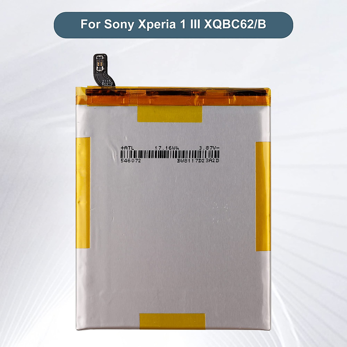 E-YIIVIIL Replacement Battery SNYSAC5 Compatible with Sony Xperia 1 III XQ-BC72 XQBC62/B 5G with Tools