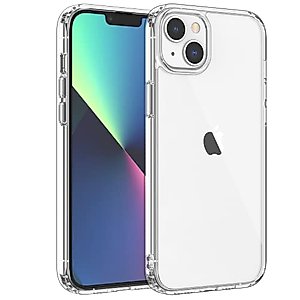 Shamo's Hybrid Clear iPhone 14 Plus Case - Durable TPU and Crystal Clear Acrylic for Maximum Protection and Style - Slim and Lightweight Design - Wireless Charging Compatible - Precise Cutouts