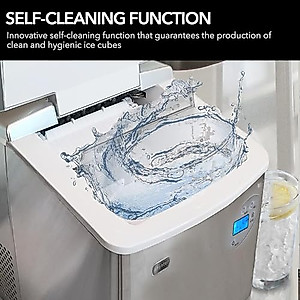 Whynter IMC-490SS Portable Ice Maker, 49-Pound, Stainless Steel