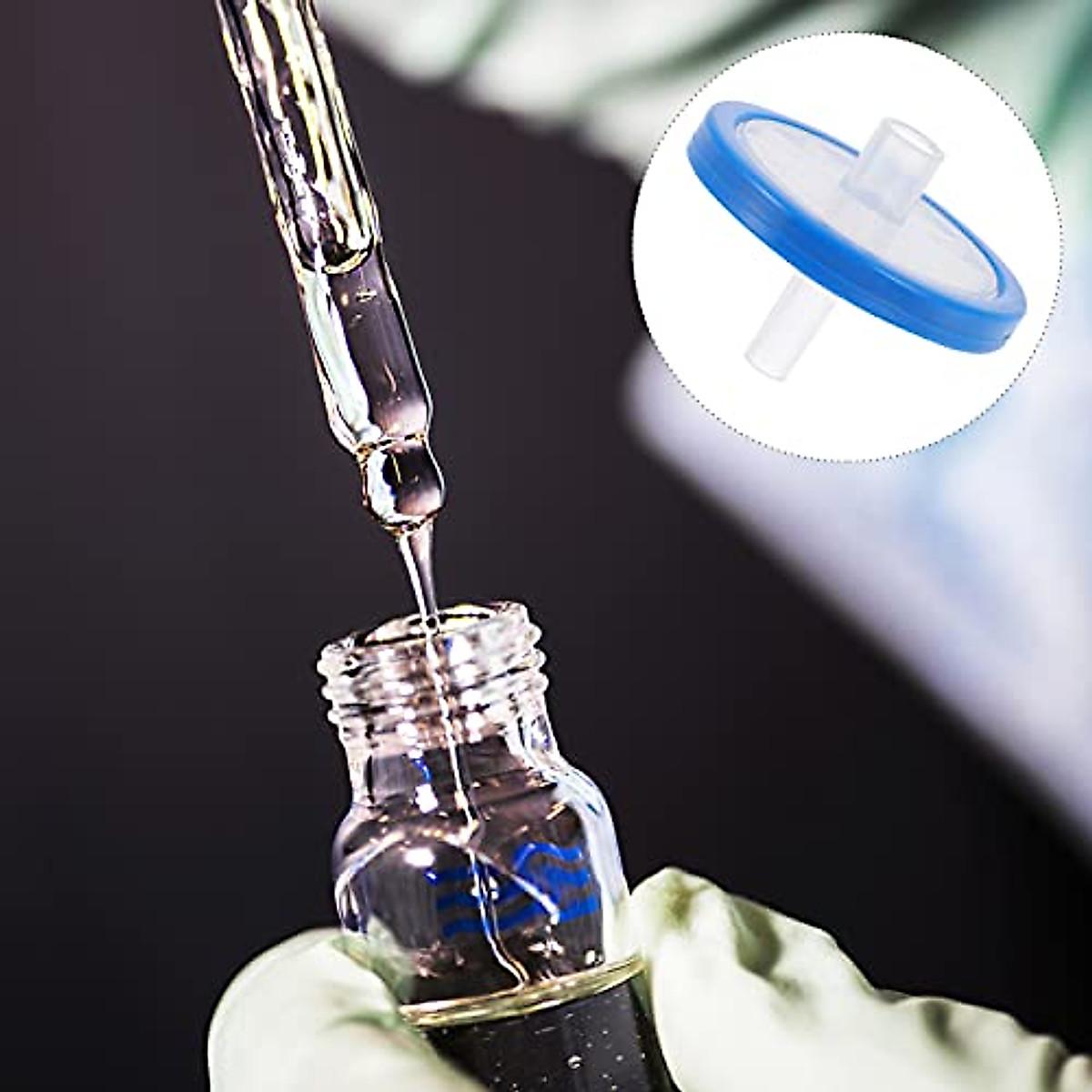 10pcs Filter Sample Injection Injection Supplies Needles Strainer Injector Pinhead Hydroponics Supplies Filtration Tool Dispensing Needle Disposable Plastic