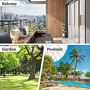 SUMETURE 3Pcs Patio Bistro Set, Folding Outdoor Patio Furniture Sets,1 Folding Patio Table and 2 Chairs Indoor and Outdoor for Patio, Yard, Garden(Yellow)