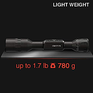 X-Sight LTV Ultra Light Day/Night Hunting Scope w/QHD+Sensor, Video Record, 10hrs+ Battery Power (5-15x)