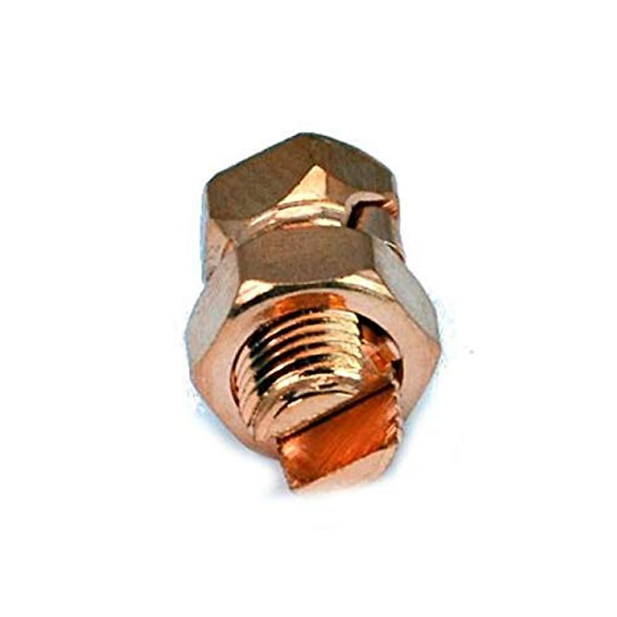 100 pcs Copper High Strength Split Bolt Connectors 4 Ga to 8 Solid UL