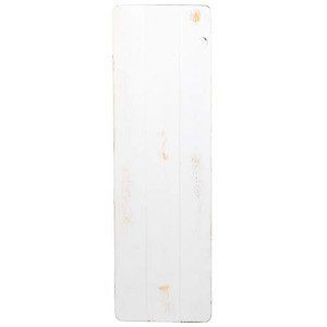 Flash Furniture HERCULES Series 9' x 40" Antique Rustic White Folding Farm Table and Four Bench Set