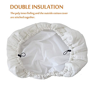 Foozet Indoor Air Conditioner Cover Double Insulation, Small, Cream