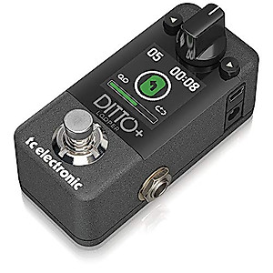TC Electronic DITTO+ LOOPER Next Generation 60-Minute Multi-session Looper Pedal