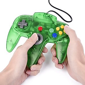 LUXMO PREMIUM Classic N64 USB Controller,Retro N64 Gamepad Joystick PC Controllers for Windows PC Retro Pie