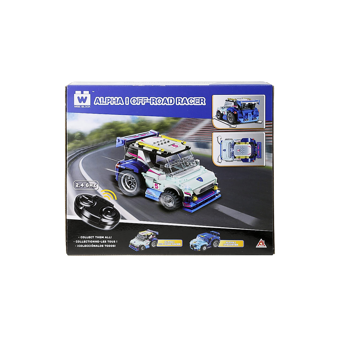 Wise Block Radio Control RC Building Set - 2.4GHz - Off-Road Racer - 289 Piece Kit - Compatible with Lego and Other Leading Brands (US389105)