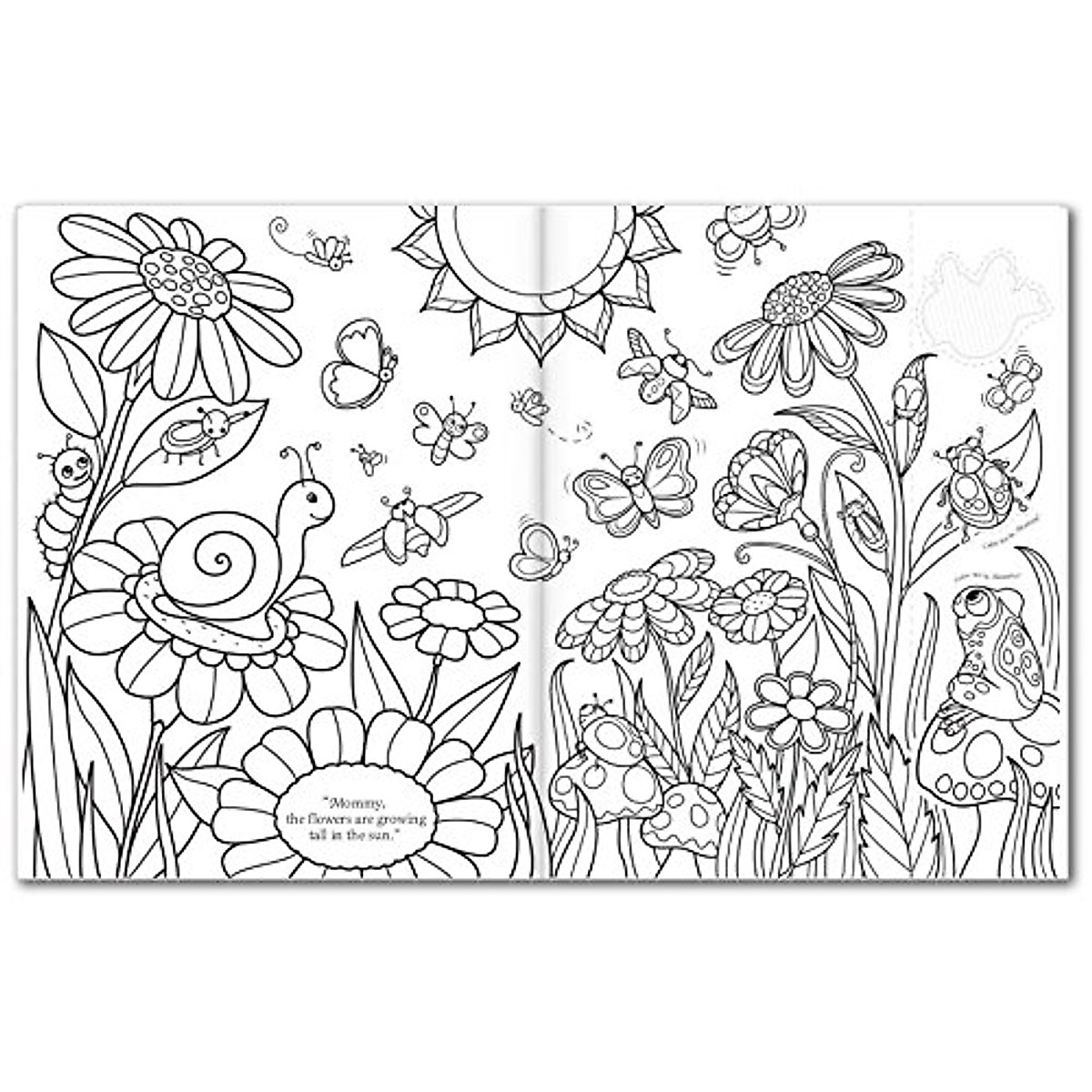Personalized Coloring & Activity Book for Kids with Sticker Sheet - I See Me! (Garden)