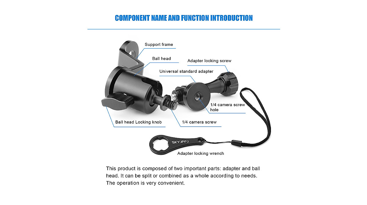 Mirror Mount for Cameras or Cell Phones for Gopro Hero 9/8/7/6/5 Black ...