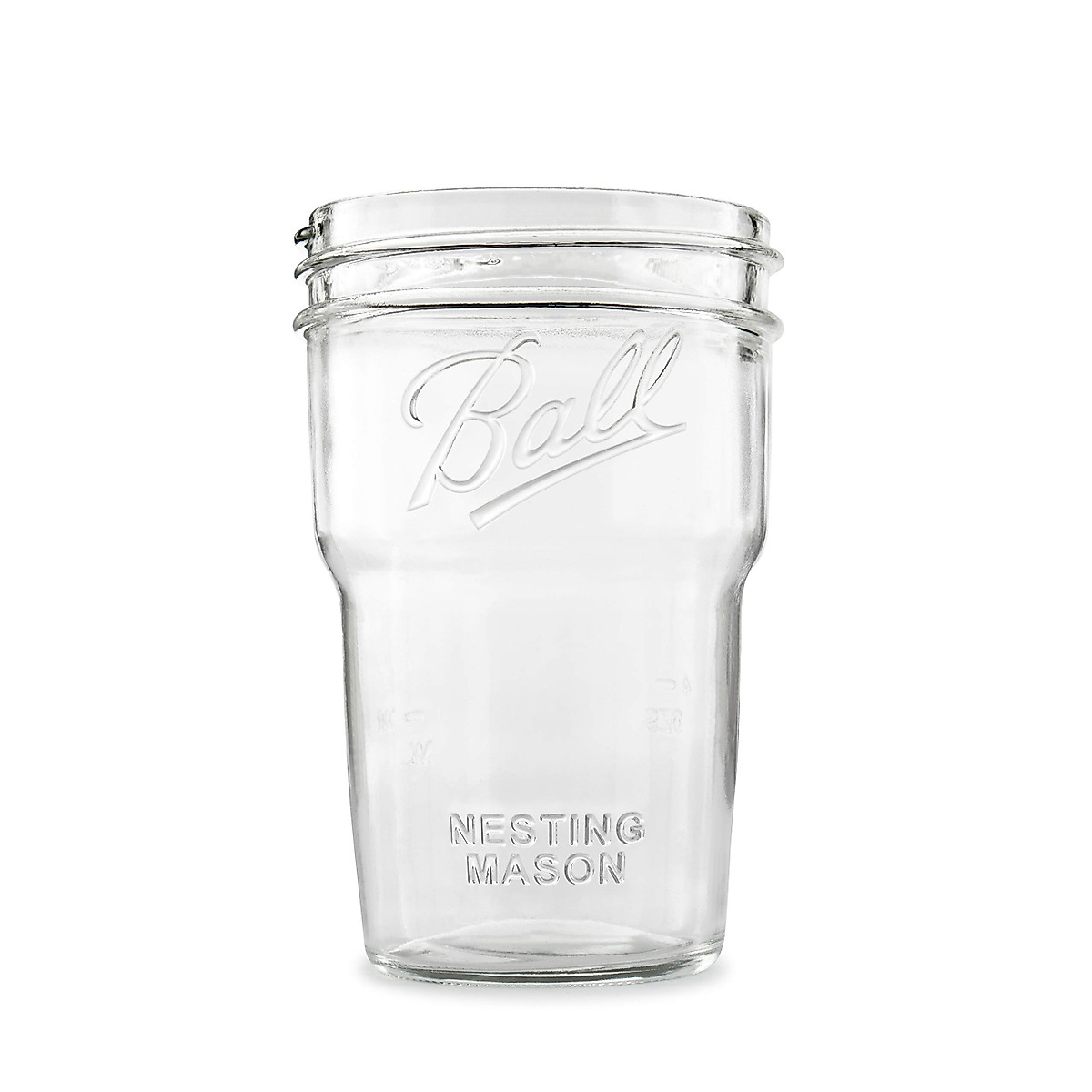 Ball Nesting Mason Jar Set, Wide Mouth, Pint, 12-Pack
