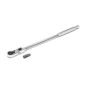 GEARWRENCH 1/4" Drive 72 Tooth Quick Release Locking Flex Slim Head Ratchet, 12" - 81030